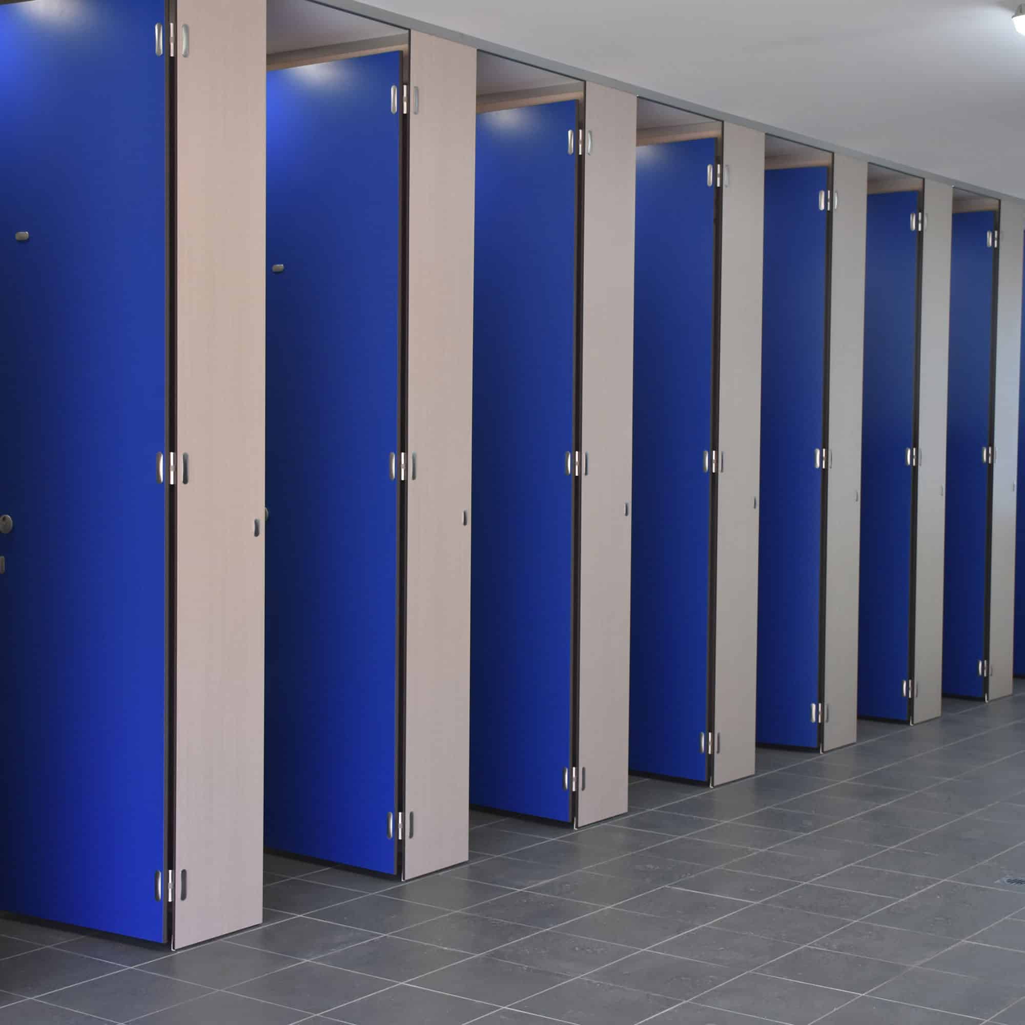 Improve Privacy with our All-Gender Full Height Cubicles - Duracube