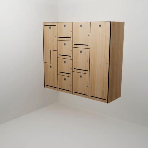 Wall Mounted Locker Systems for Change Rooms | DuraCube