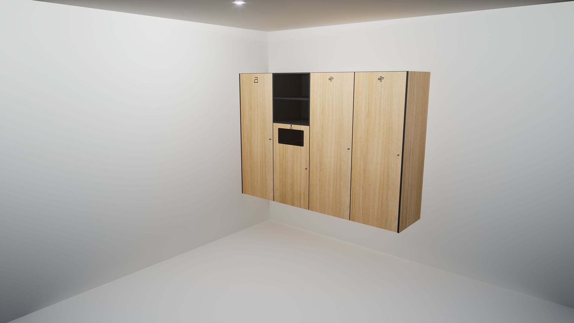 Wall Mounted End-of-Trip Locker Systems (LWM-EOT) | DuraCube