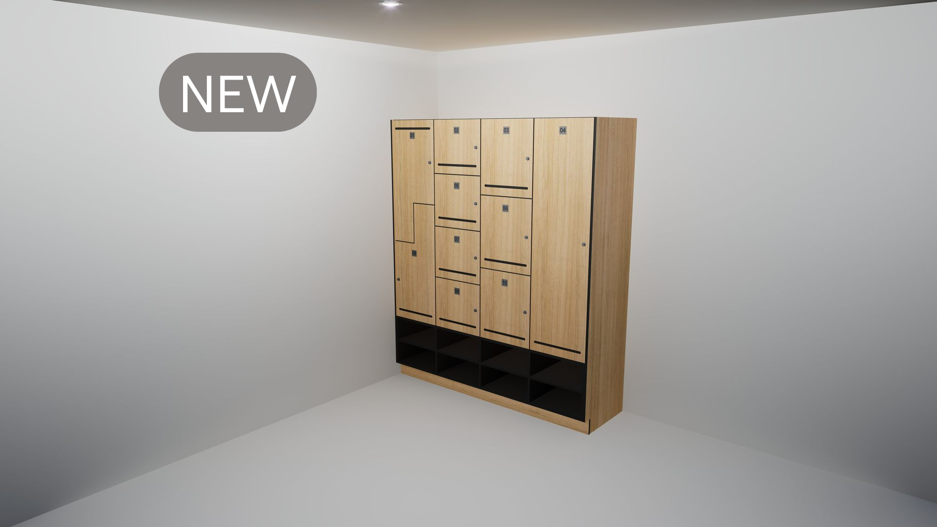 Lockers – Shoe Box Mounted (LSBM) - Duracube